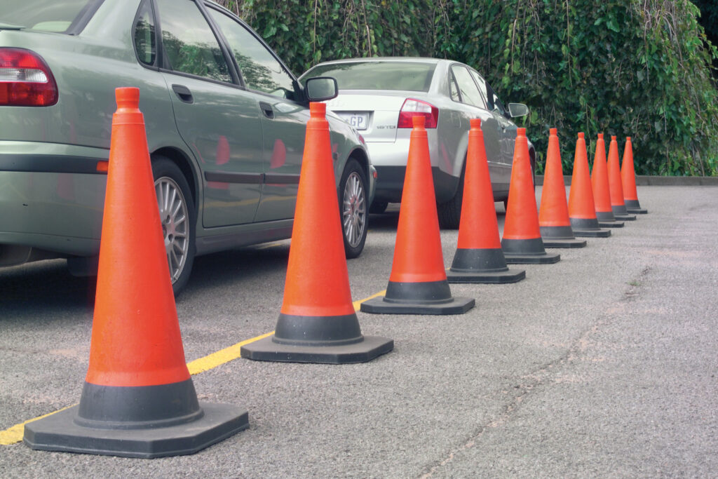 Orange Cones Used for Traffic Management - Armco Superlite